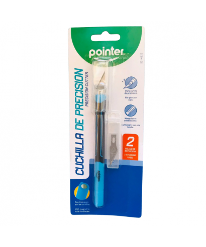 OFFICENET - CUCHILLA DE PRECISION ACERO INOXIDABLE POINTER