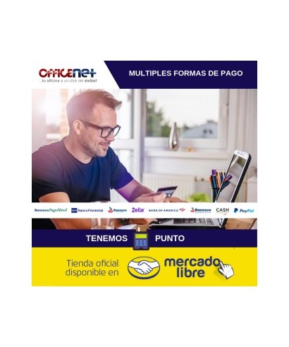 OFFICENET - BLOCK DE PAPEL LUSTRILLO FB 10 HOJAS