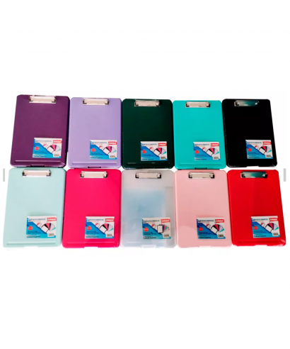 OFFICENET - TABLA DE CHEQUEO Y PORTAPAPELES COLORES SURTIDOS CRISVI