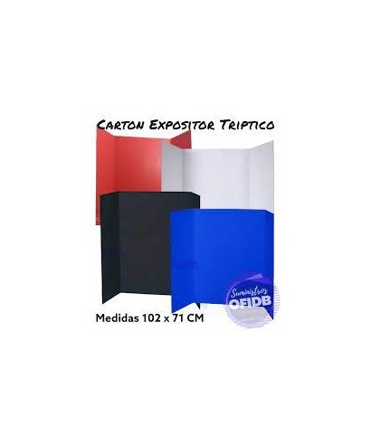 OFFICENET - CARTON TIPO TRIPTICO NEGRO OFIMAK MEDIANO